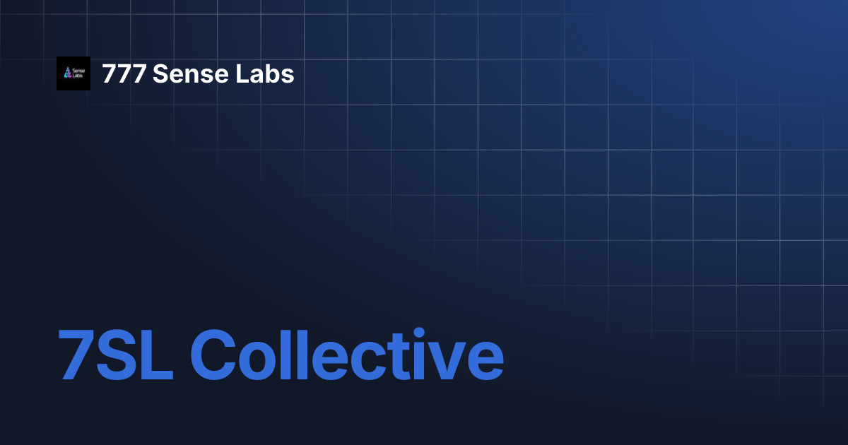 7SL Collective | 777 Sense Labs